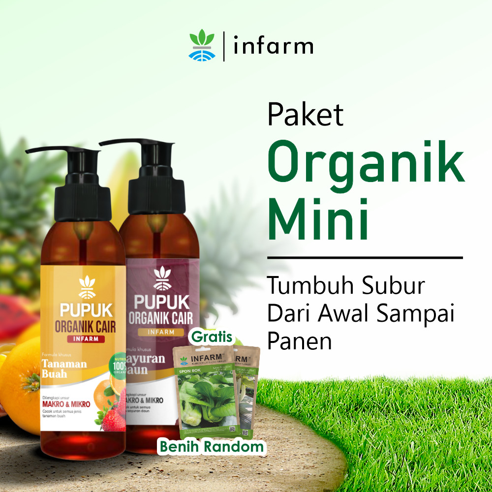 Jual INFARM - Paket Pupuk Nutrisi Organik Mini Pupuk Organik Cair POC ...