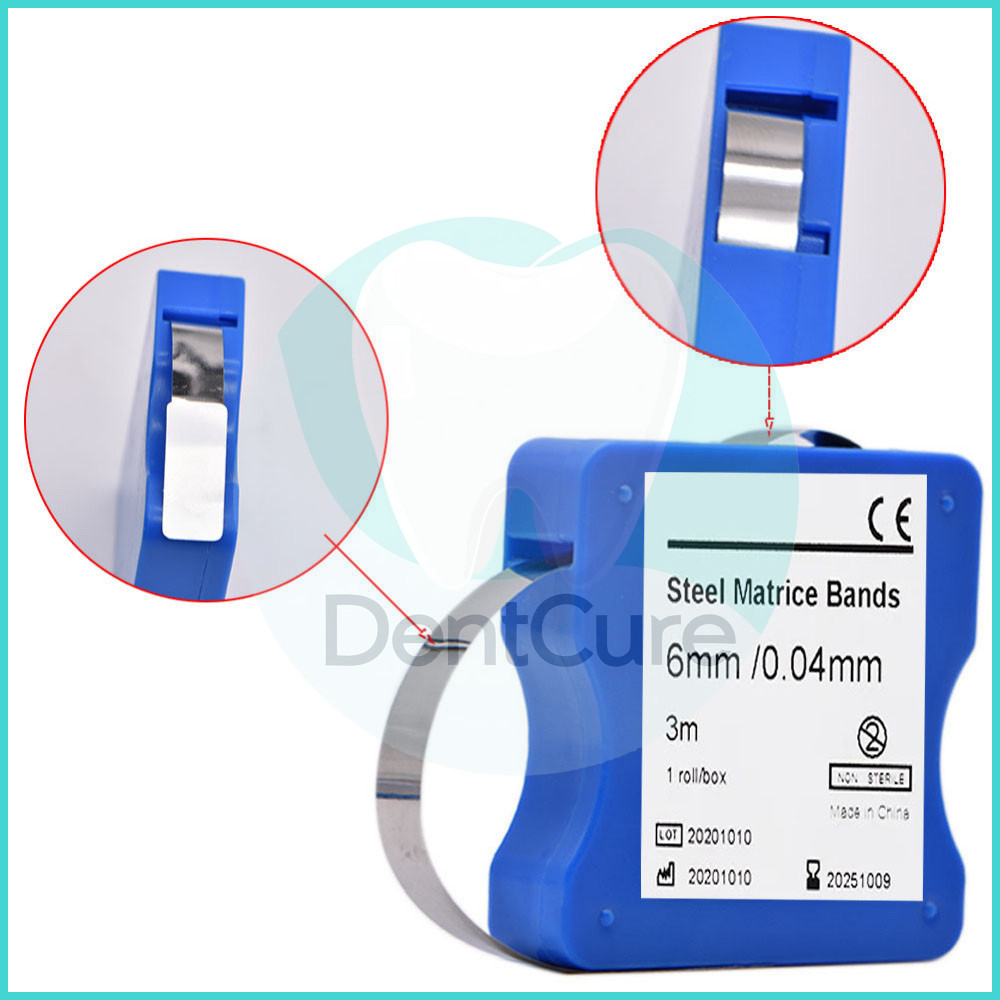 Jual Dental Resin Matrix Band Stainless Steel Matrix Band / Mylar ...