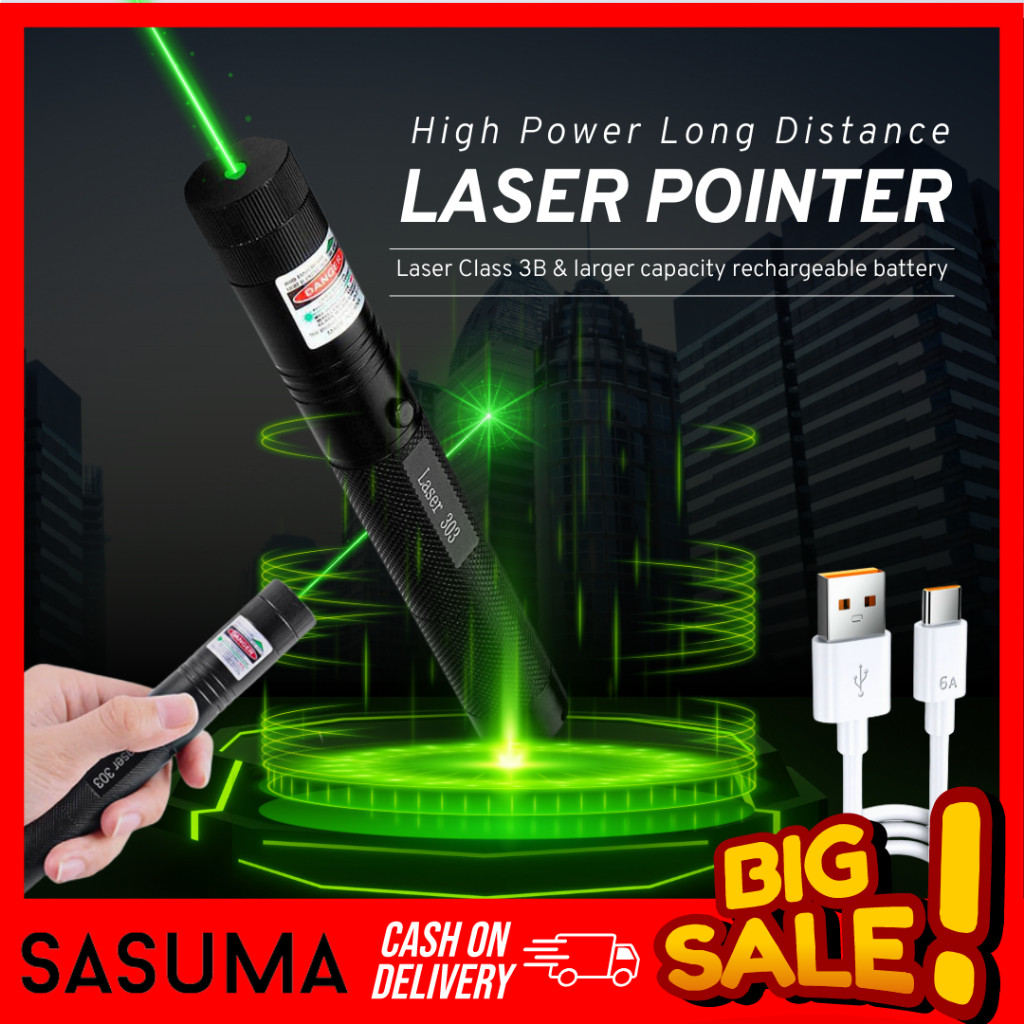 Jual SASUMA Green Laser Pointer / Green laser pointer 303 laser hijau ...
