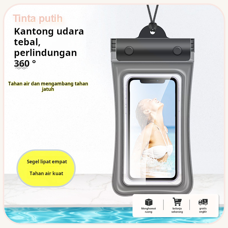 Jual Tiga tas ponsel kedap air tersegel, kantung udara renang layar ...