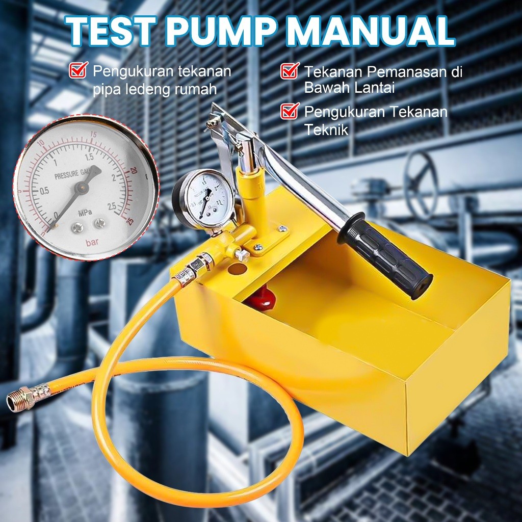 Jual Test Pump Manual - Alat Tes Kebocoran Pipa Air - Alat Manual Pompa ...