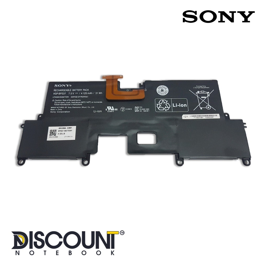 Jual ORIGINAL BATTERY LAPTOP SONY VAIO SVP11 (BPS37) (4 CELL) | Shopee ...