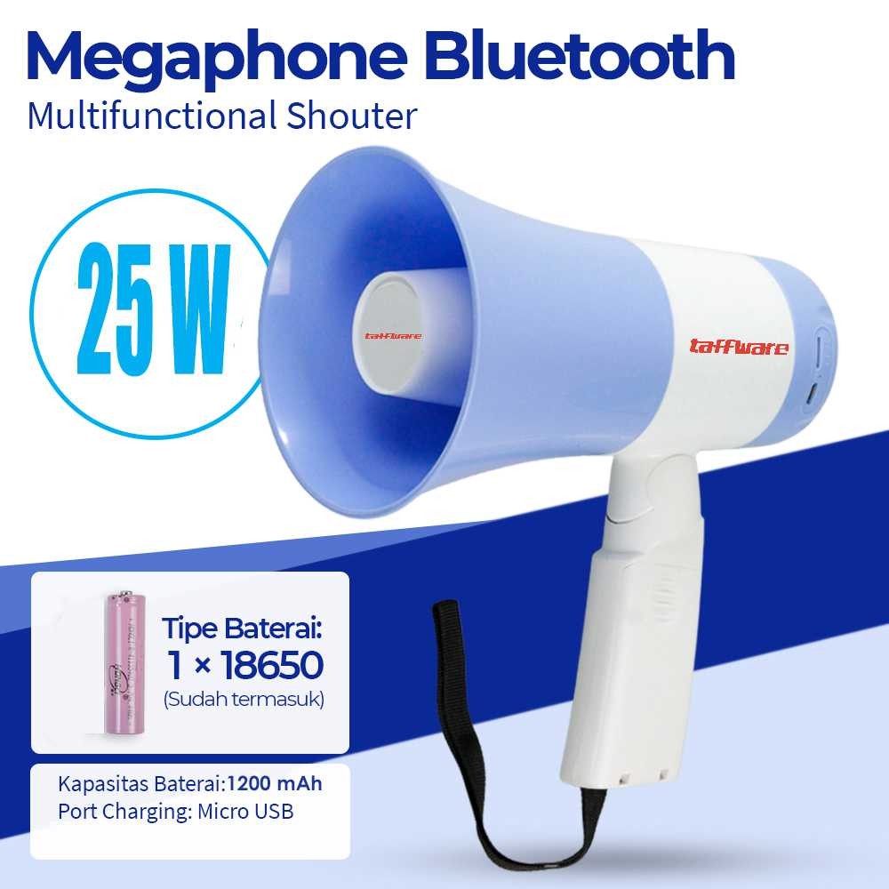 Jual Taffware Toa Megaphone Bluetooth Multifunctional Shouter 25W ...