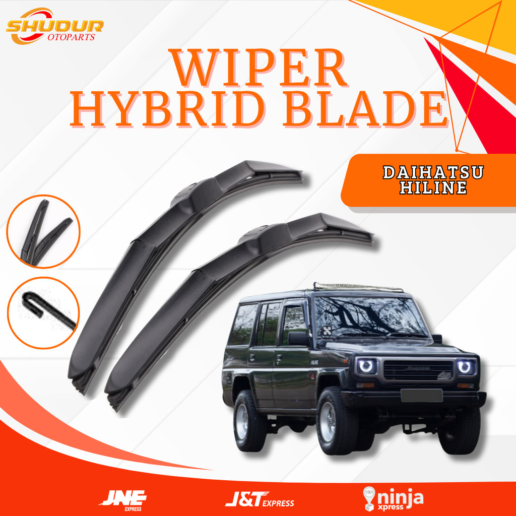 Jual Wiper Hybrid Mobil Daihatsu Hiline / Wiper Hybrid Blade 2 PCS ...