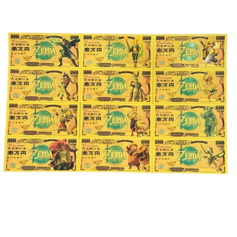 Jual Bandai 2025 New 18 Types Hot Sale The Legend of Zelda Banknote ...