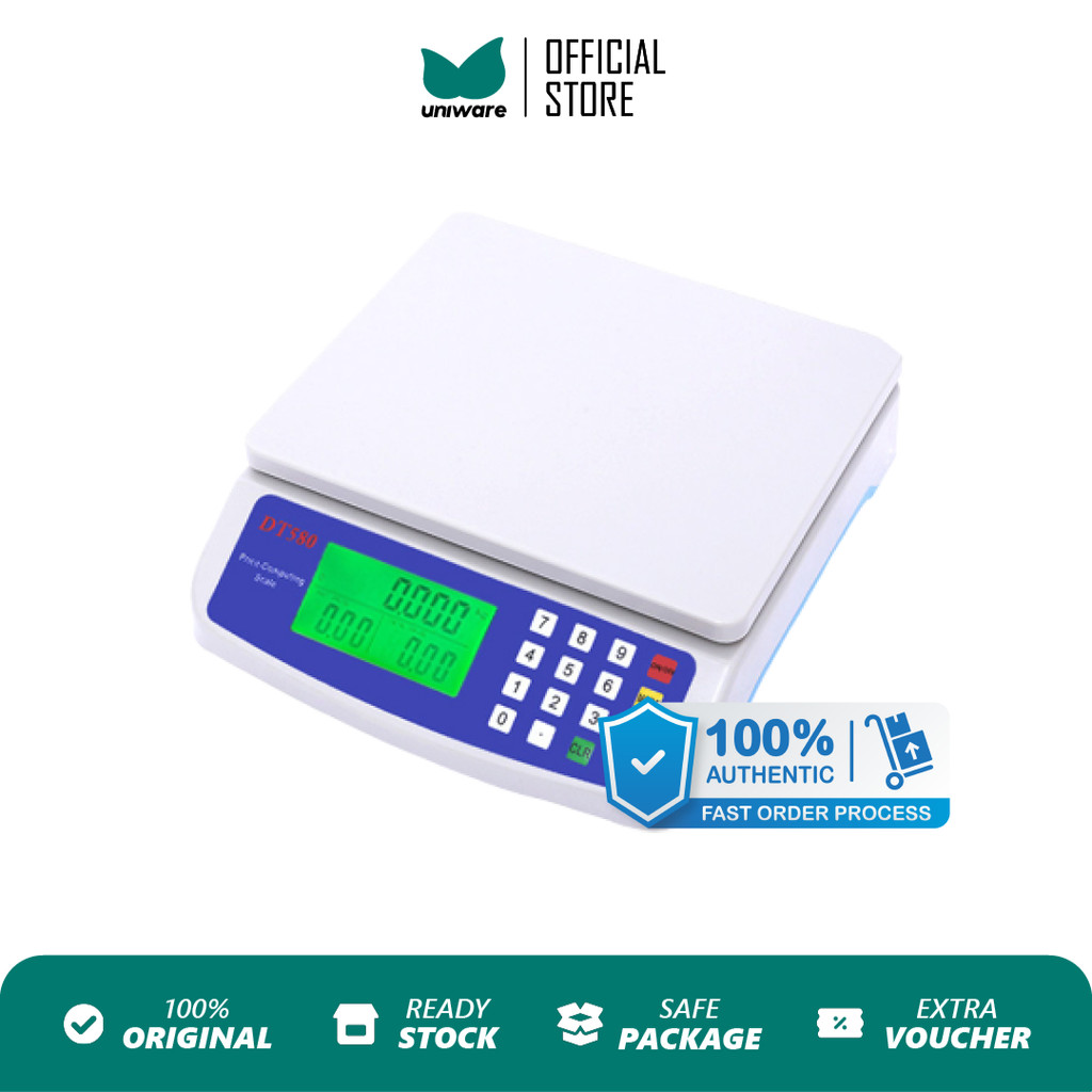 Jual UNIWARE Timbangan Digital Buah 30kg Elektronik Skala Pasar Daging ...