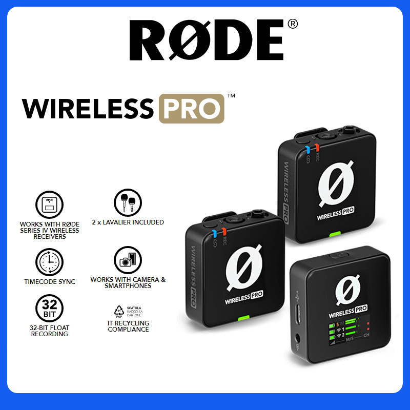 Jual RODE Wireless Pro Premium Wireless Microphone System Compact ...
