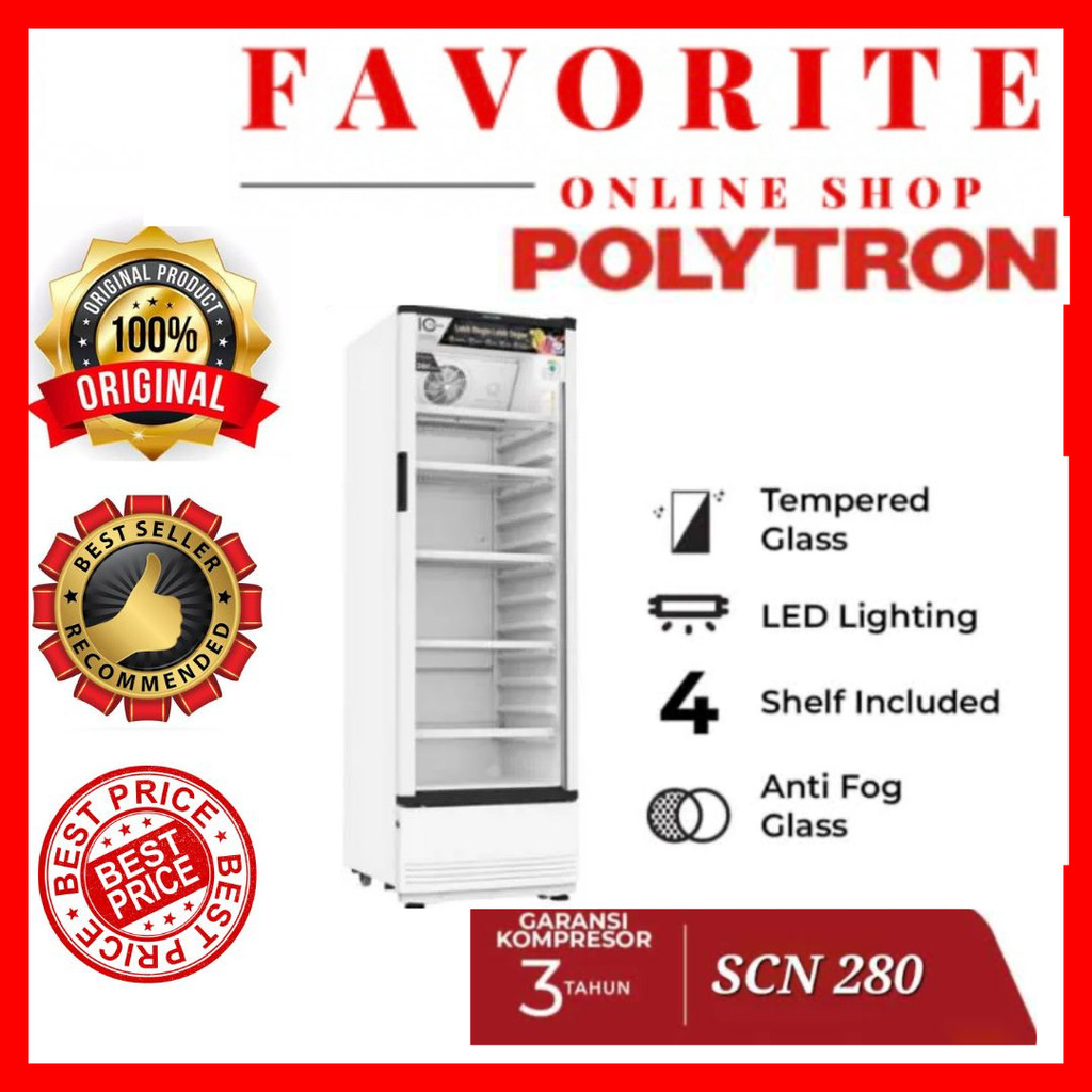 Jual SHOWCASE POLYTRON 280 POLYTRON SHOWCASE SCN 280 L 5 RAK DISPLAY ...