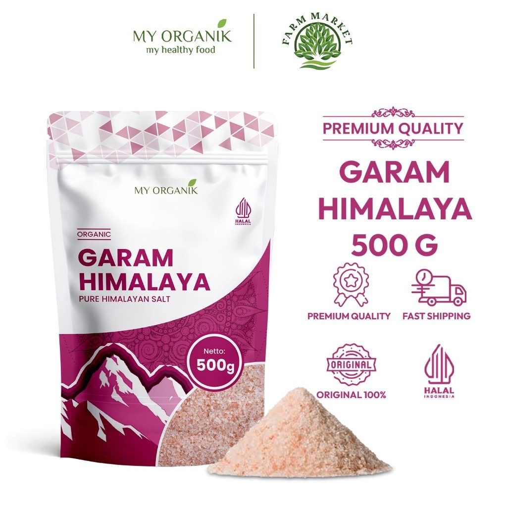 Jual My Organik Garam Himalaya Original 500gr Asli Organik Himalayan ...