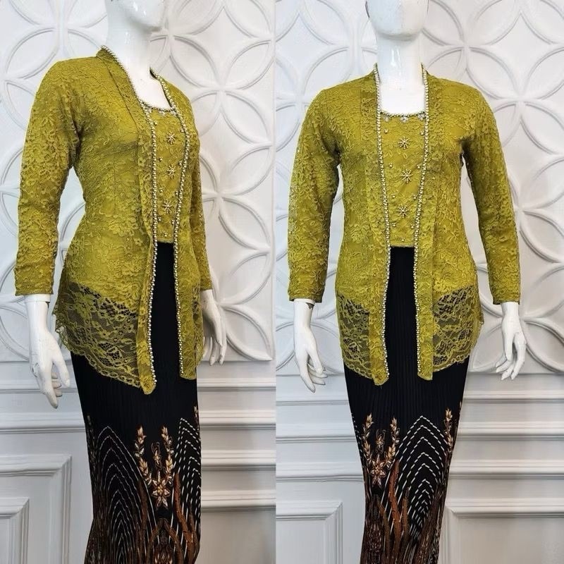 Jual PROMO Rohmah Kebaya - Kebaya Kutubaru Brokat Payet Busui Lengan Panjang / Kebaya Busui ...