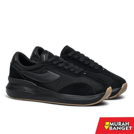Jual Sepatu Sneakers Compas Velocity Full Black Original Sepatu Casual ...