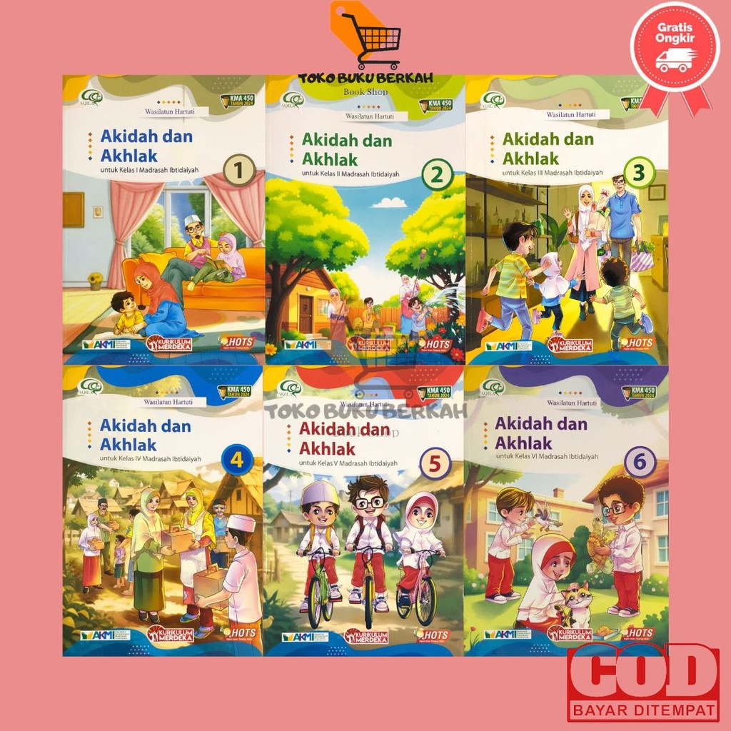 Jual Aqila Buku Akidah dan Akhlak Kelas 1 2 3 4 5 6 SD/MI Kurikulum Merdeka KMA 450 Penerbit ...