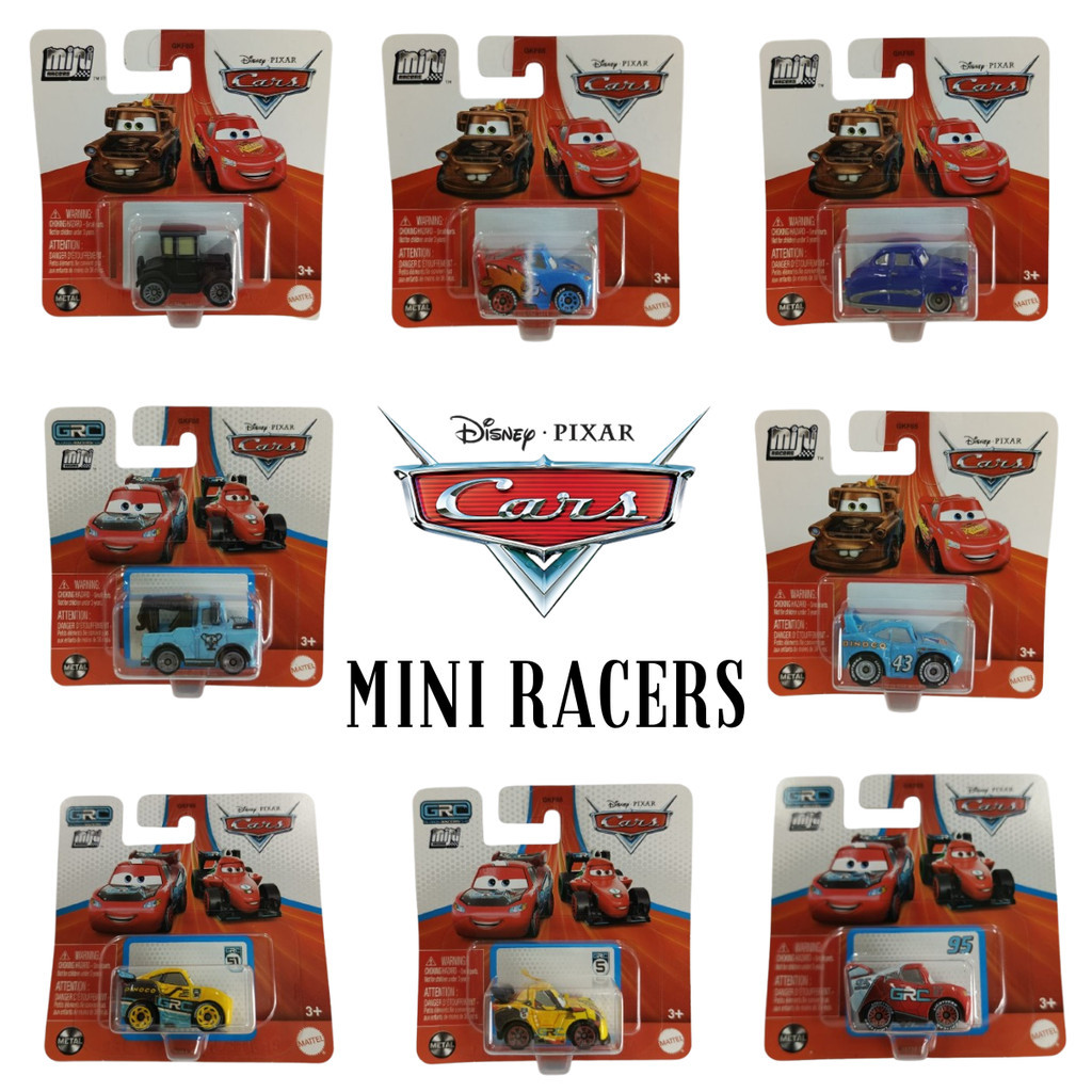 Jual Diecast Mini Racers Cars Disney Pixar Mix A & W McQueen Mater ...