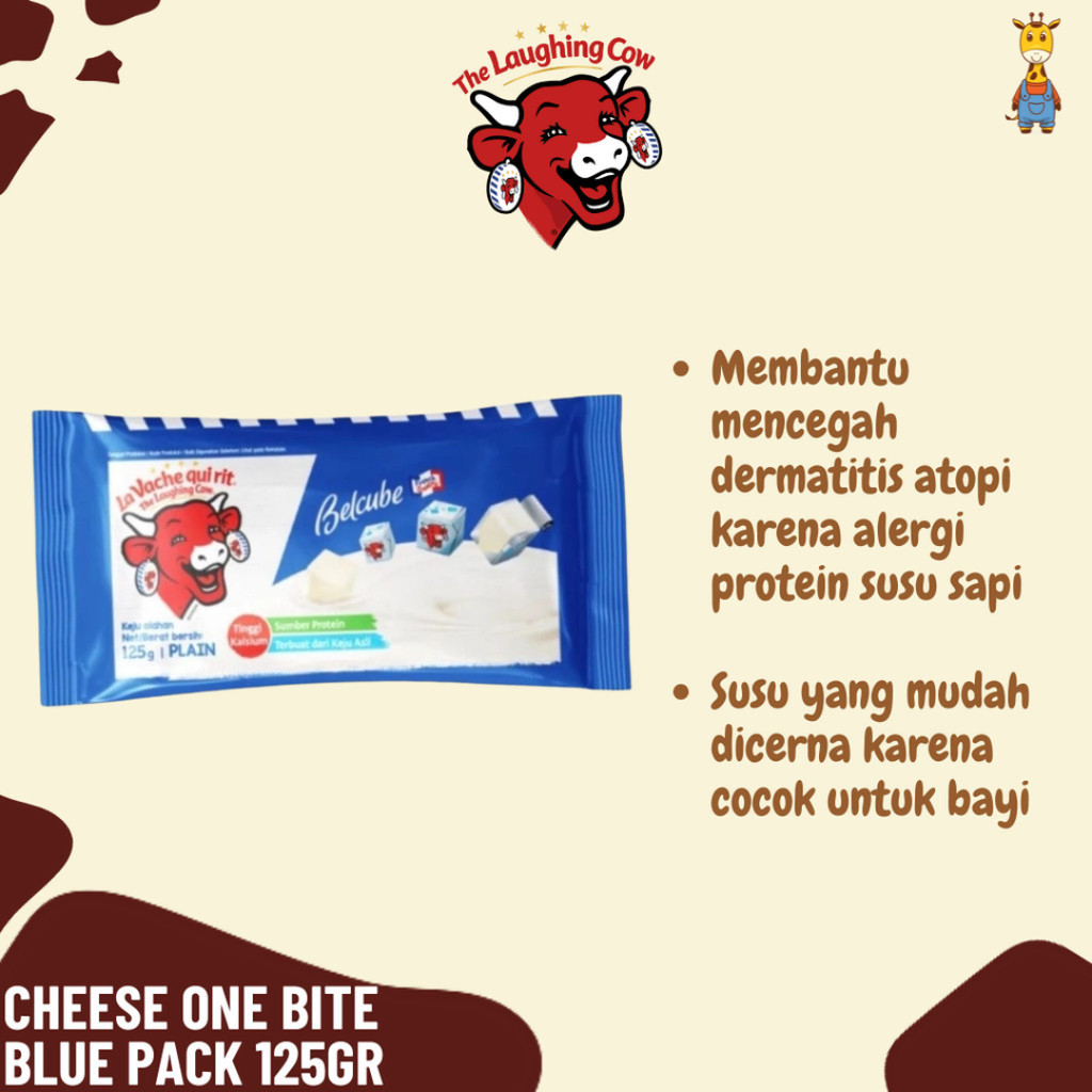 Jual Belcube Cheese One Bite Blue Pack 125gr | Shopee Indonesia