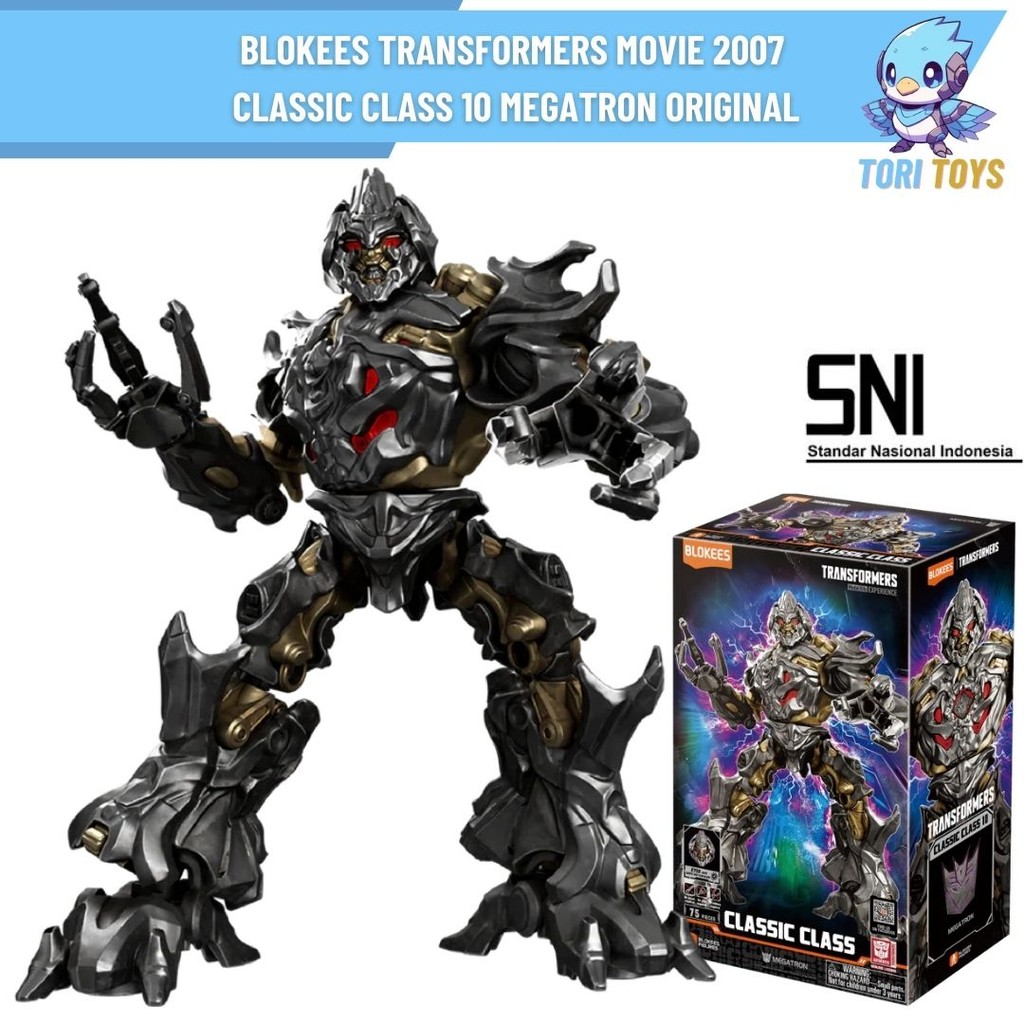 Jual Blokees Transformers 2007 Bayverse CC10 Classic Class 10 Megatron ...