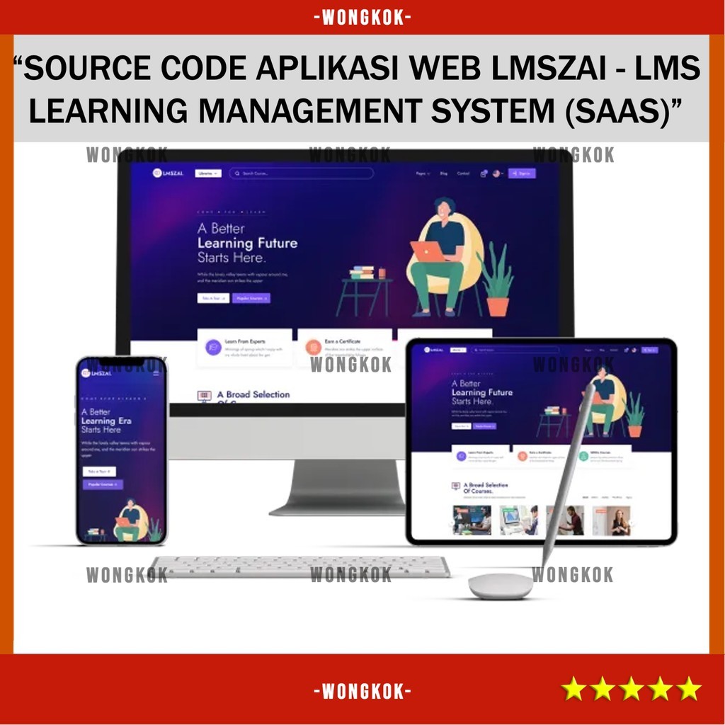Jual SOURCE CODE APLIKASI WEB LMSZAI - LMS | LEARNING MANAGEMENT SYSTEM (SAAS) D4 WONGKOK ...