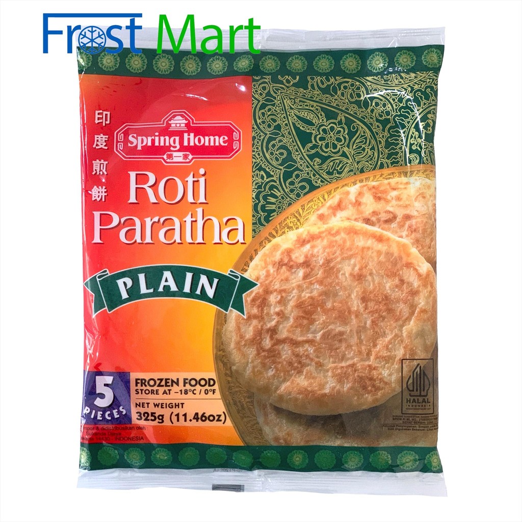 Jual Roti Paratha TYJ Plain 325Gr Roti Prata isi 5Pcs | Shopee Indonesia