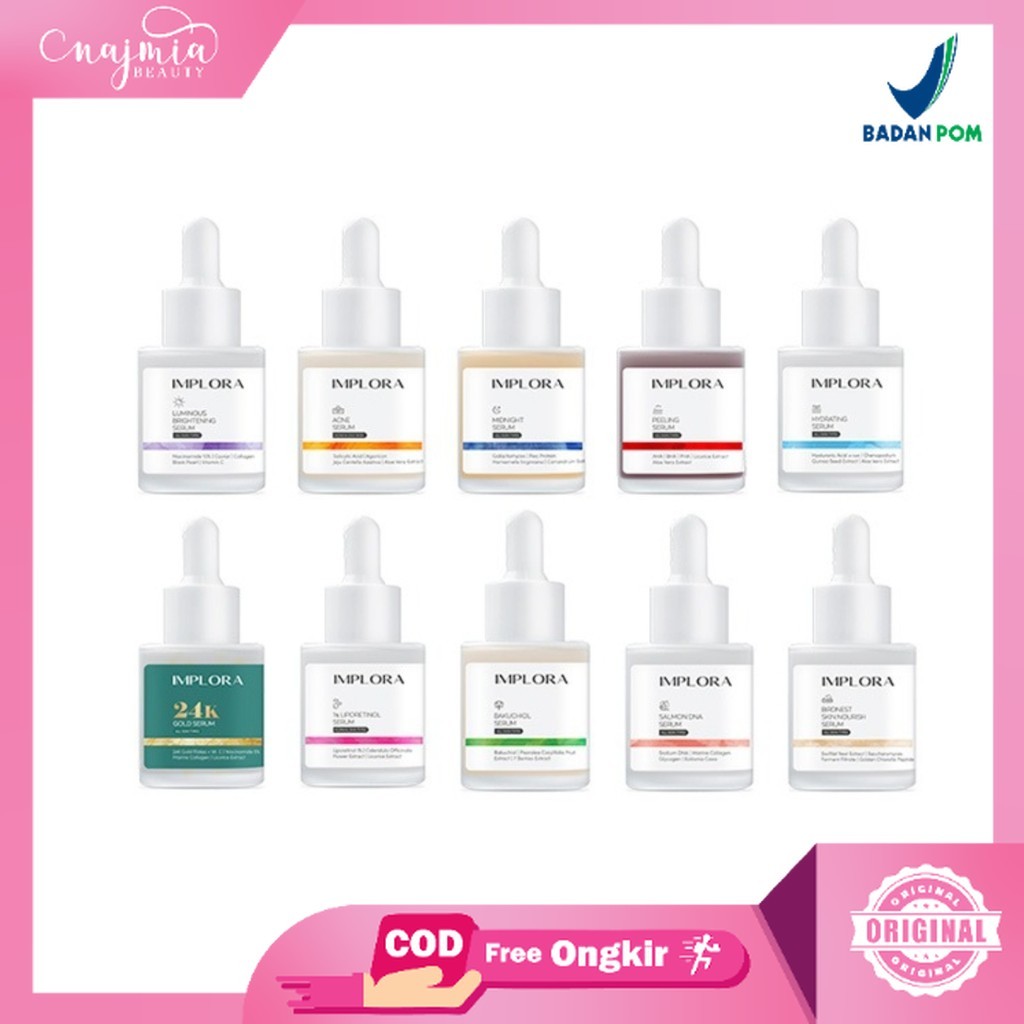 Jual Najmia - BUY 100K GET 1 IMPLORA Face Serum series / Serum Wajah ...