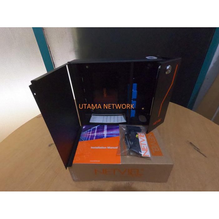 Jual NETVIEL OTB Fiber Optic WALLMOUNT 24 port | Shopee Indonesia