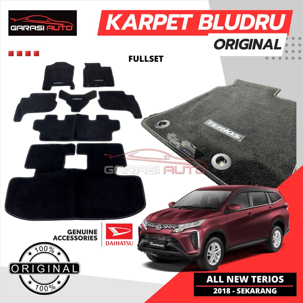 Jual Karpet Bludru Original All New Terios 2018 - 2025 Up Ori Bawaan ...