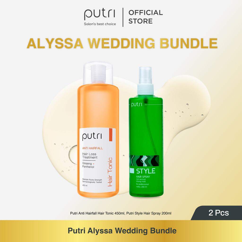 Jual [SPECIAL ALYSSA WEDDING BUNDLE] Putri Hair Tonic 450ml + Hair ...