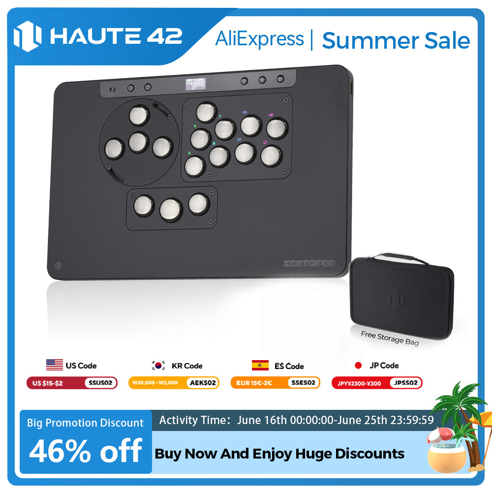 Jual Haute42 Arcade Leverless Controller HautePad X Stickless ...