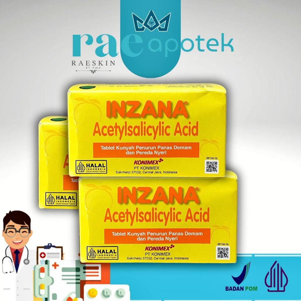 Jual Inzana untuk Menurunkan Demam Anak (4 Tablet) | Shopee Indonesia