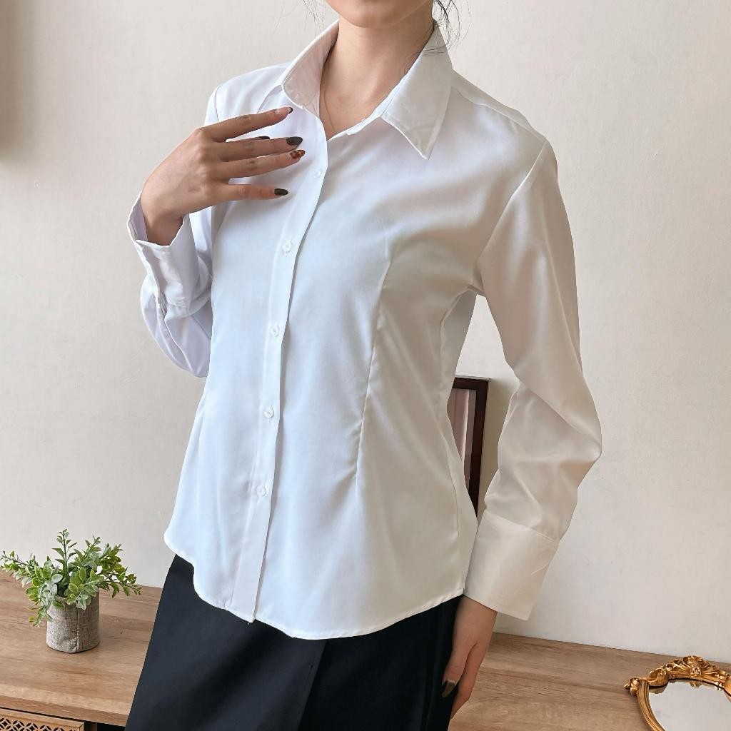 Jual MUNIKSOSHOP Missie - Celine Kemeja Ospek Slimfit | Shopee Indonesia