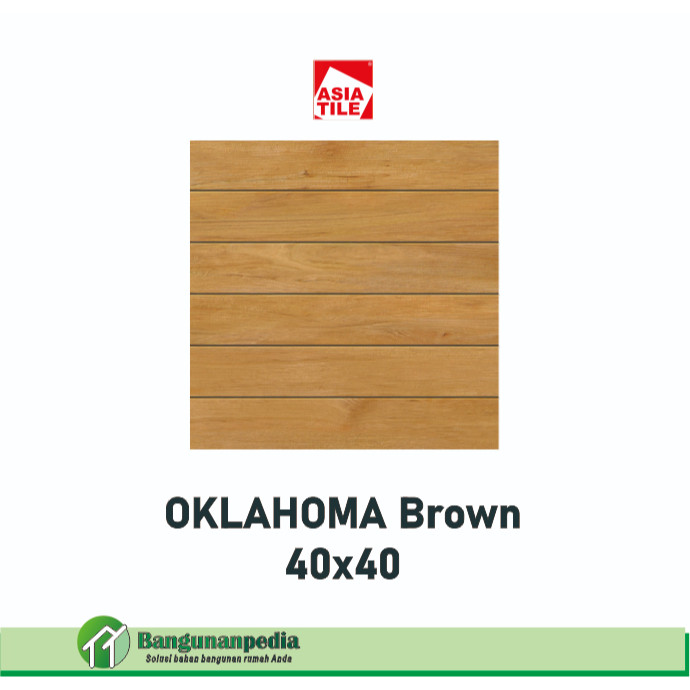 Jual Asia Tile Oklahoma 40x40 Keramik Lantai Motif Kayu Asia Tile 40x40 ...