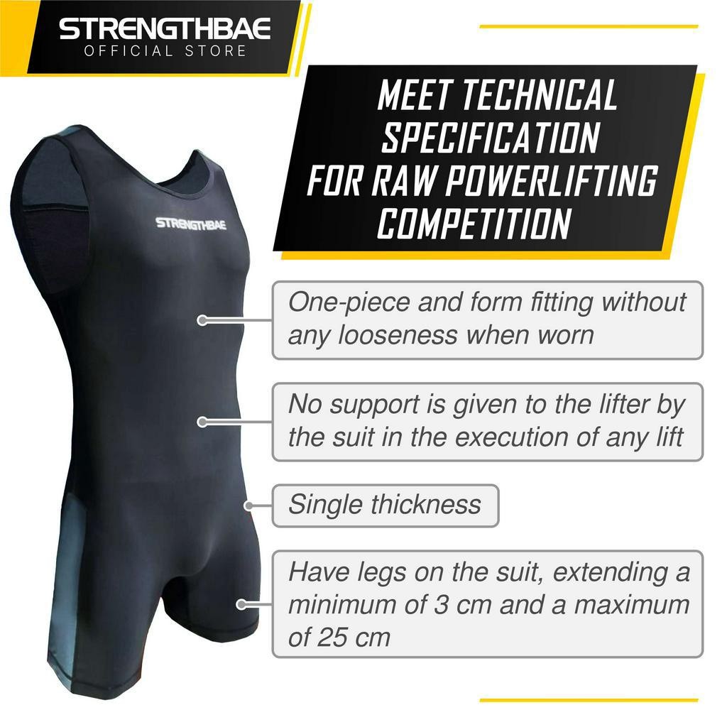 Jual Powerlifting Singlet STRENGTHBAE Olympic Weightlifting Angkat ...