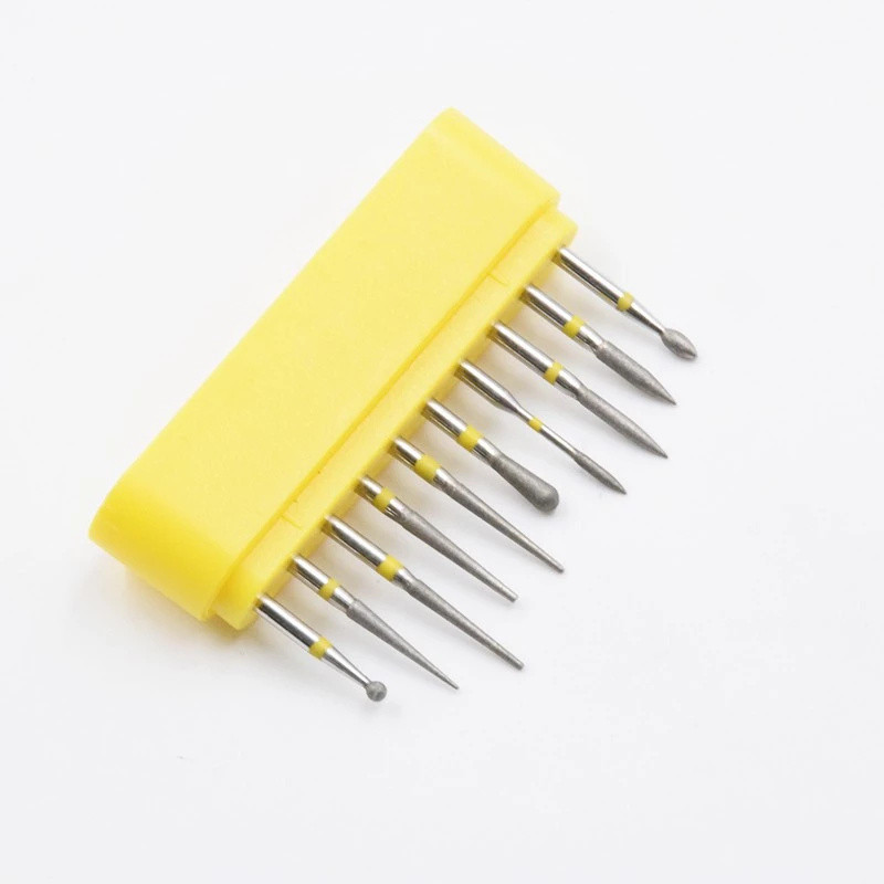 Jual FG-105 Dental Ceramics Composite Polishing Kit Fine Finishing Bur Yellow Polishing Kit Bur ...