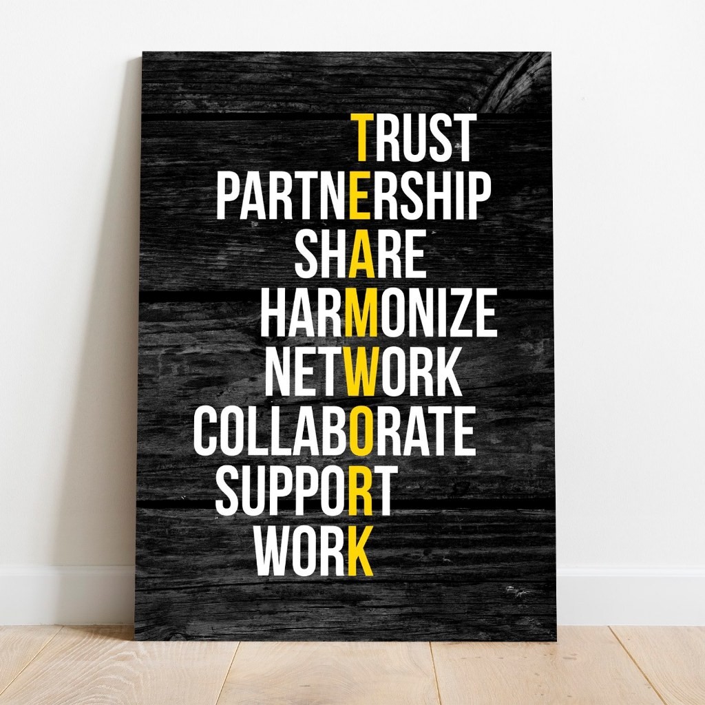 Jual Poster Team Work Kerja Sama Teamwork Kerjasama Arti Definisi ...