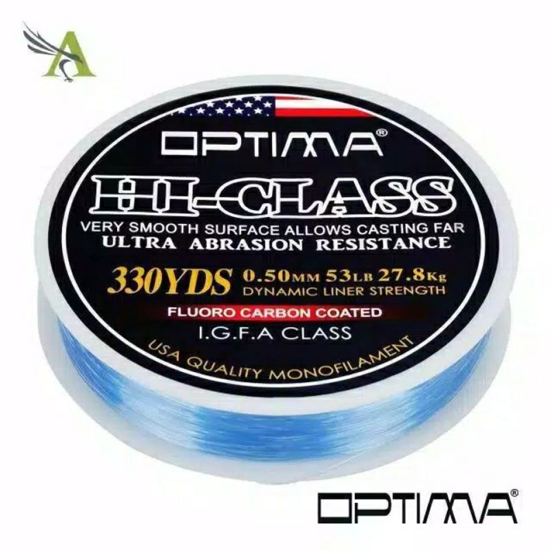 Jual Senar OPTIMA Hi CLASS 240 yards/330 yards - BLUE CLEAR | Shopee ...