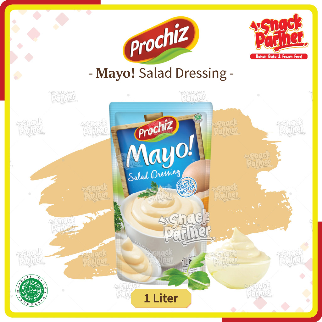 Jual PROCHIZ Mayonnaise 1 L / KG - Saos Saus Mayonaise Mayones ...