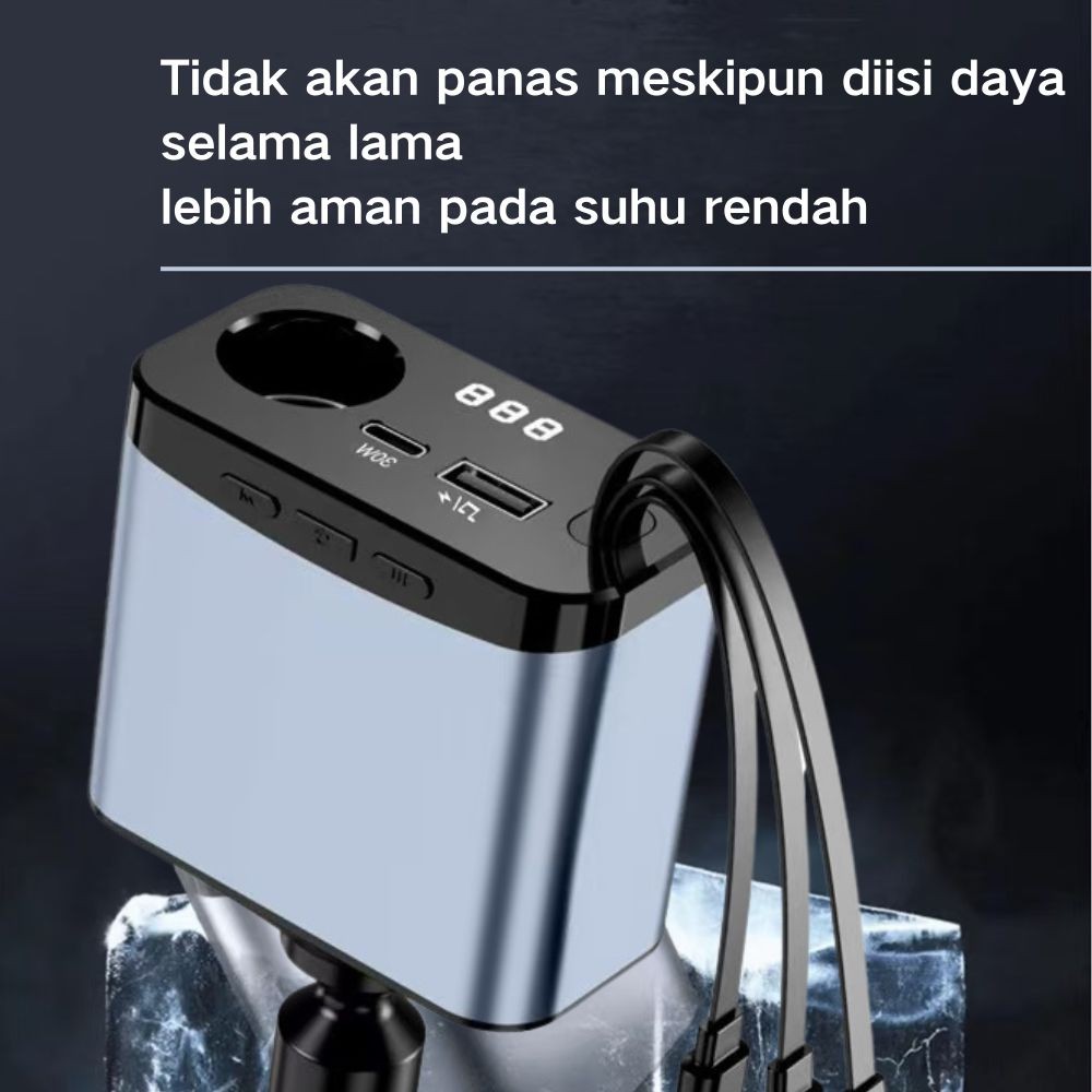Jual Car Charger Colokan Mobil PD120W Fast Charging Adaptor with ...