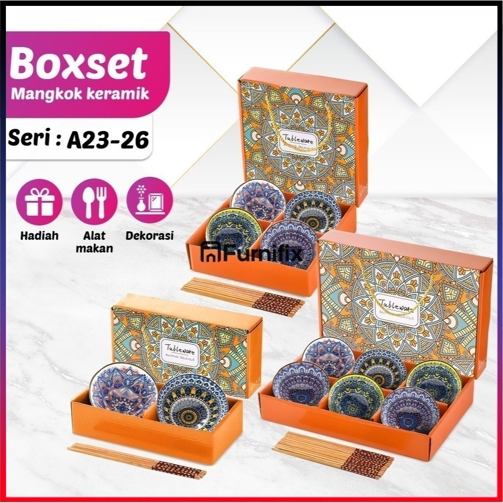 Jual [ BEST SELLER ] Hampers Gift Set Keramik Parcel Mangkok set ...