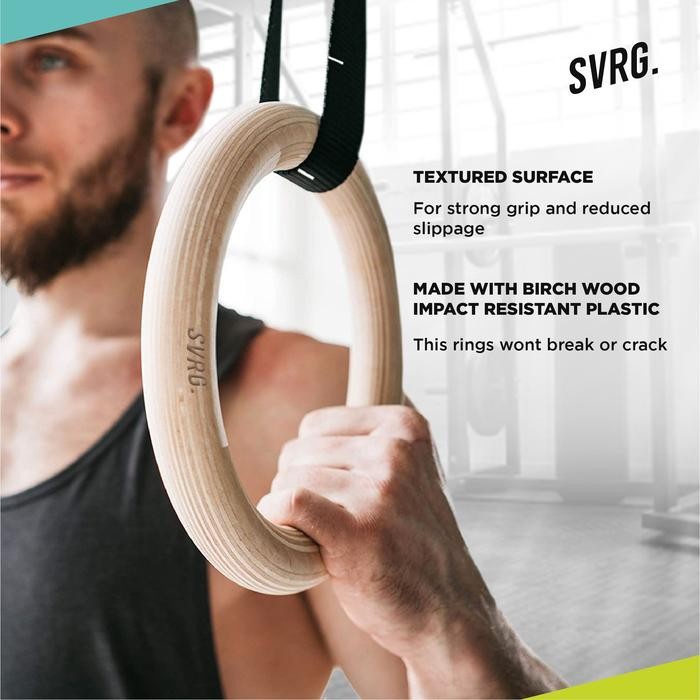 Jual Gym Ring | Svarga Gymnastic Ring | Crossfit | Calisthenics | Pull ...