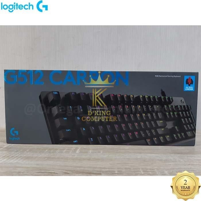 Jual Logitech G512 RGB Mechanical Gaming Keyboard - GX Red Linear ...