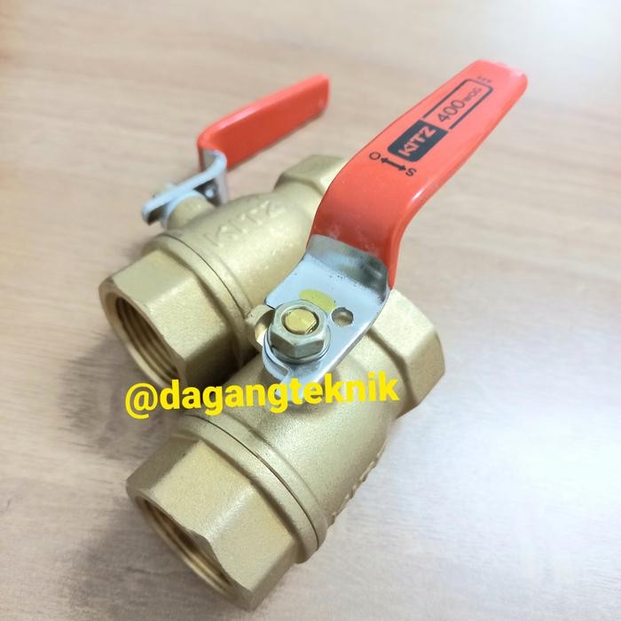 Jual Ball Valve Kuningan / Brass KITZ 2 inch 400 WOG 100% ORIGINAL ...