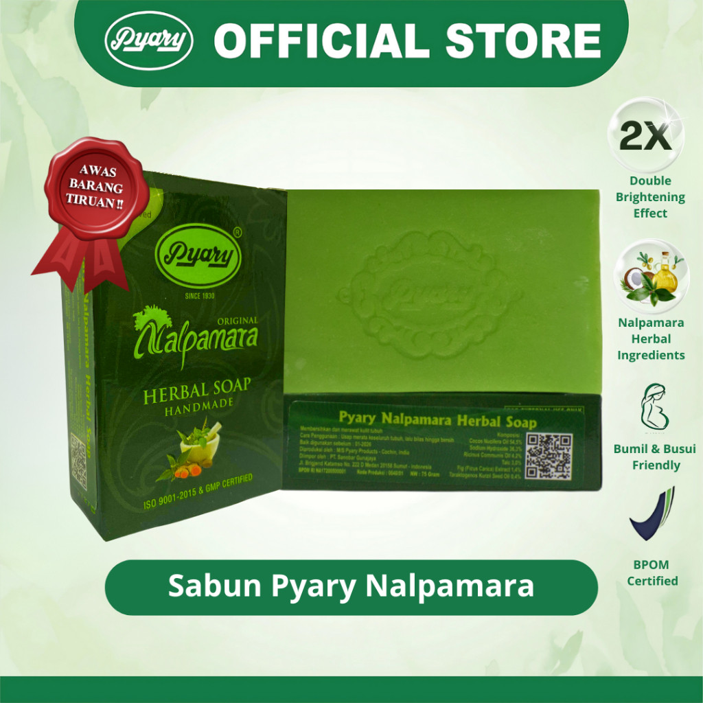 Jual PYARY Sabun Nalpamara Original BPOM 75 gr | Shopee Indonesia