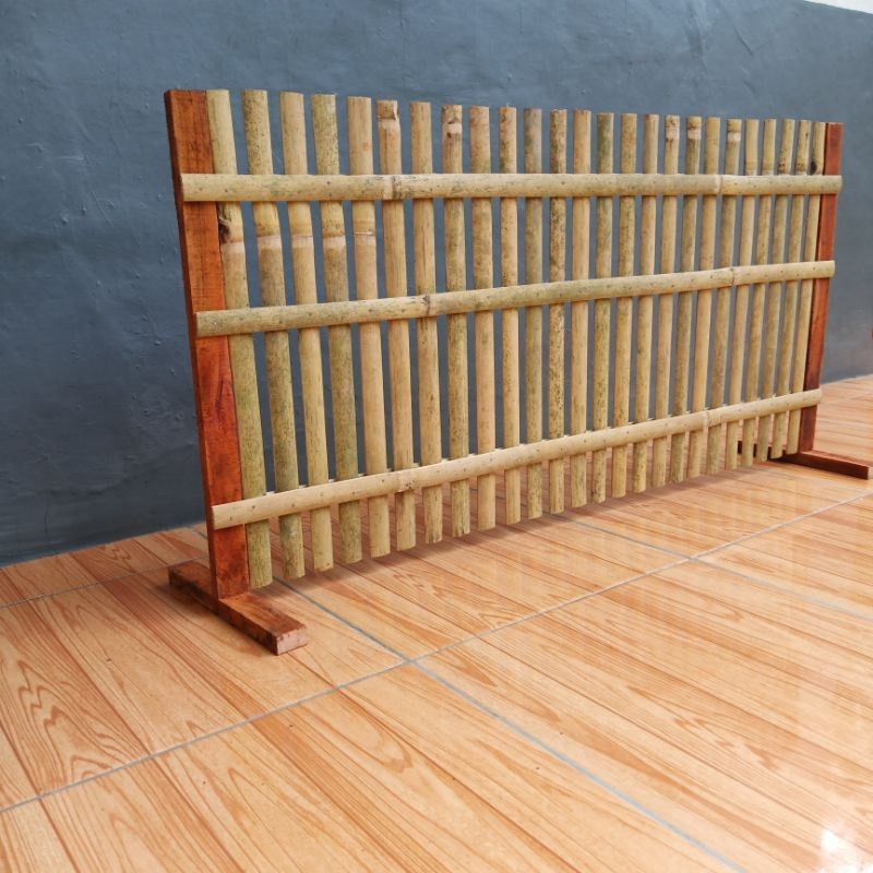 Jual Pagar Bambu Dekorasi Teras Rumah Taman Mini Tinggi 50 cm / Pagar ...