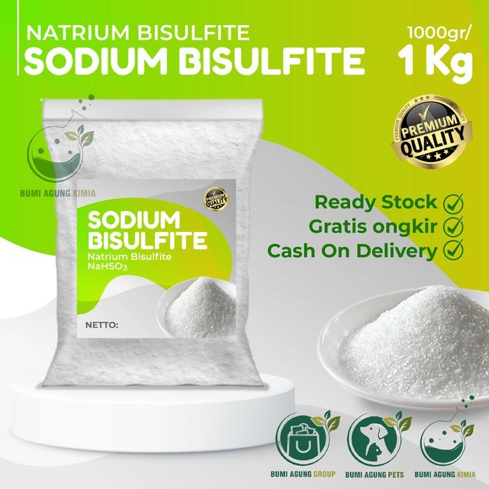 Jual Sodium Bisulfite 1 KG / Natrium Bisulfite / Sodium Bisulfit NaHSO3 ...
