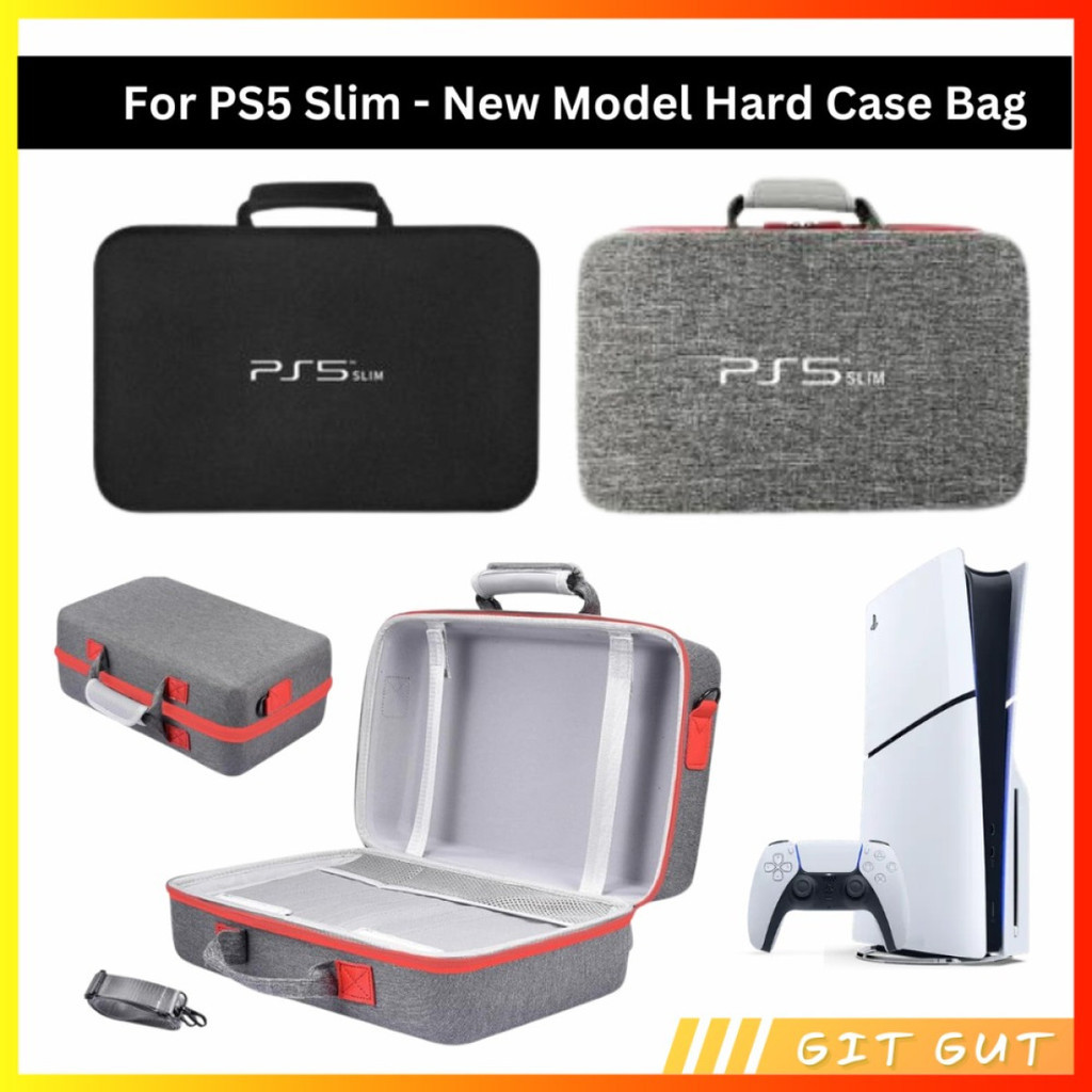 Jual Playstation 5 PS5 Slim Koper New Model Hard Case Travel Big Bag ...