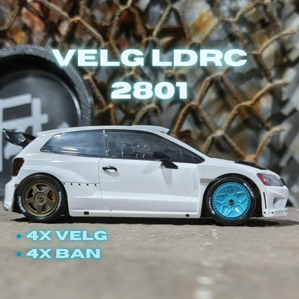 Jual VELG UNTUK LDRC 2801 SKALA 1/28 by FZTK ( HANYA VELG DAN BAN ) 1 ...