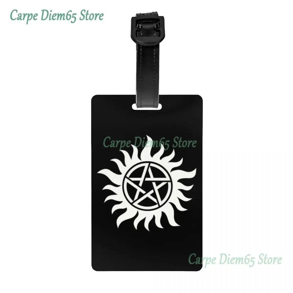 Jual Supernatural Luggage Tag With Name Card Supernatural Winchester ...