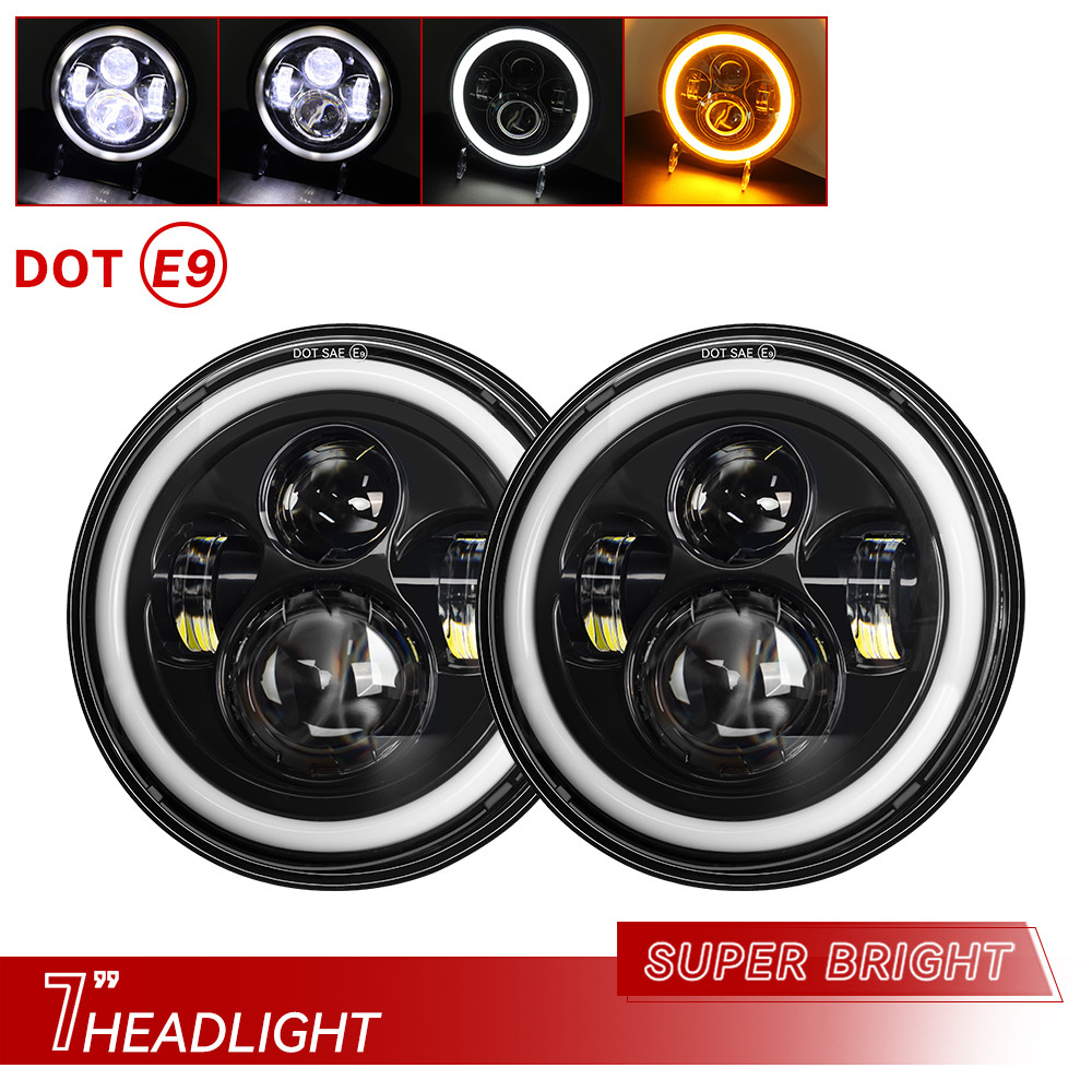 Jual for Nissan Patrol Y60 Hummer H1&H2 Lada 4X4 7inch LED Headlight ...