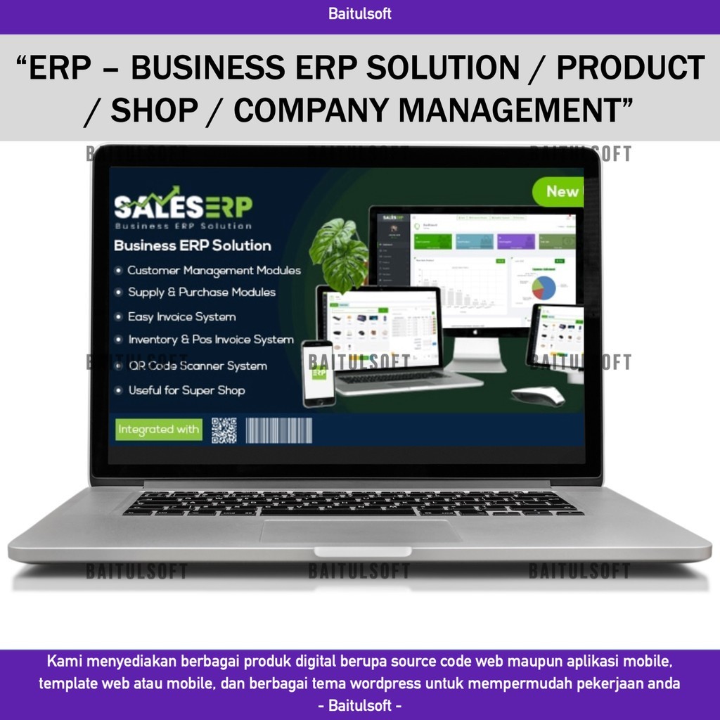 Jual SOURCE CODE APLIKASI WEB ERP – BUSINESS ERP SOLUTION / PRODUCT ...