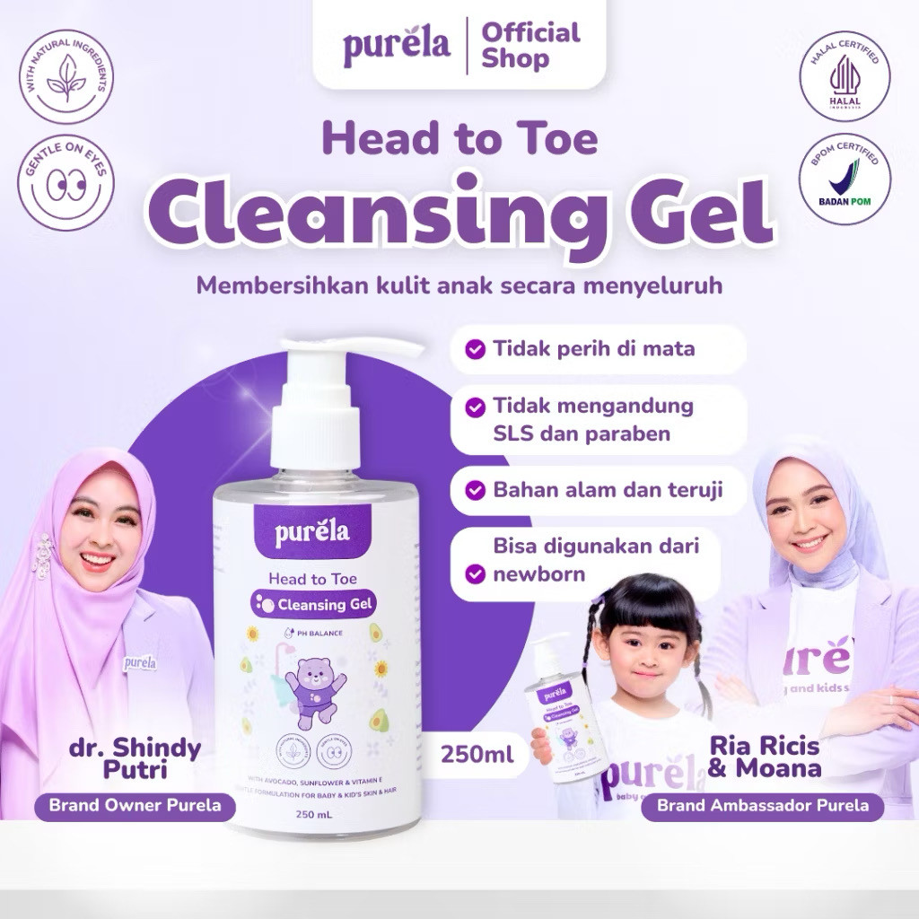 Jual PURELA Cleansing Gel 250 ml Dan 100 ml | Shopee Indonesia