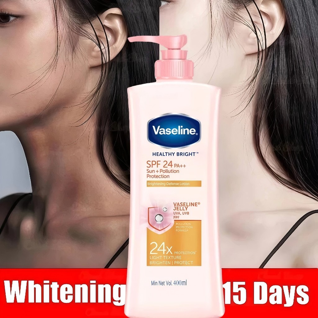 Jual Vaseline Healthy White Uv Hand Body Lotion SPF 24 PA++ White ...