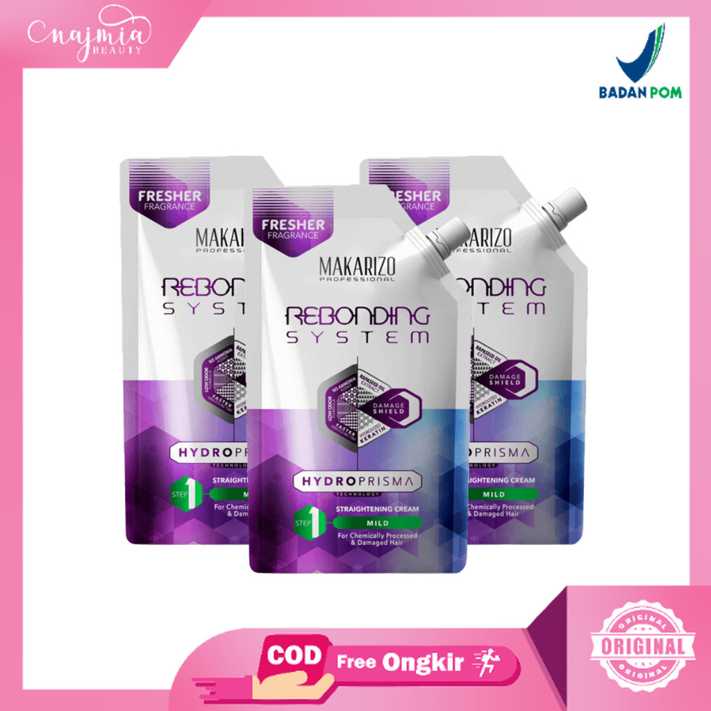 Jual Najmia 3 (Beli 2 lbh murah) Makarizo Professional Rebonding System ...